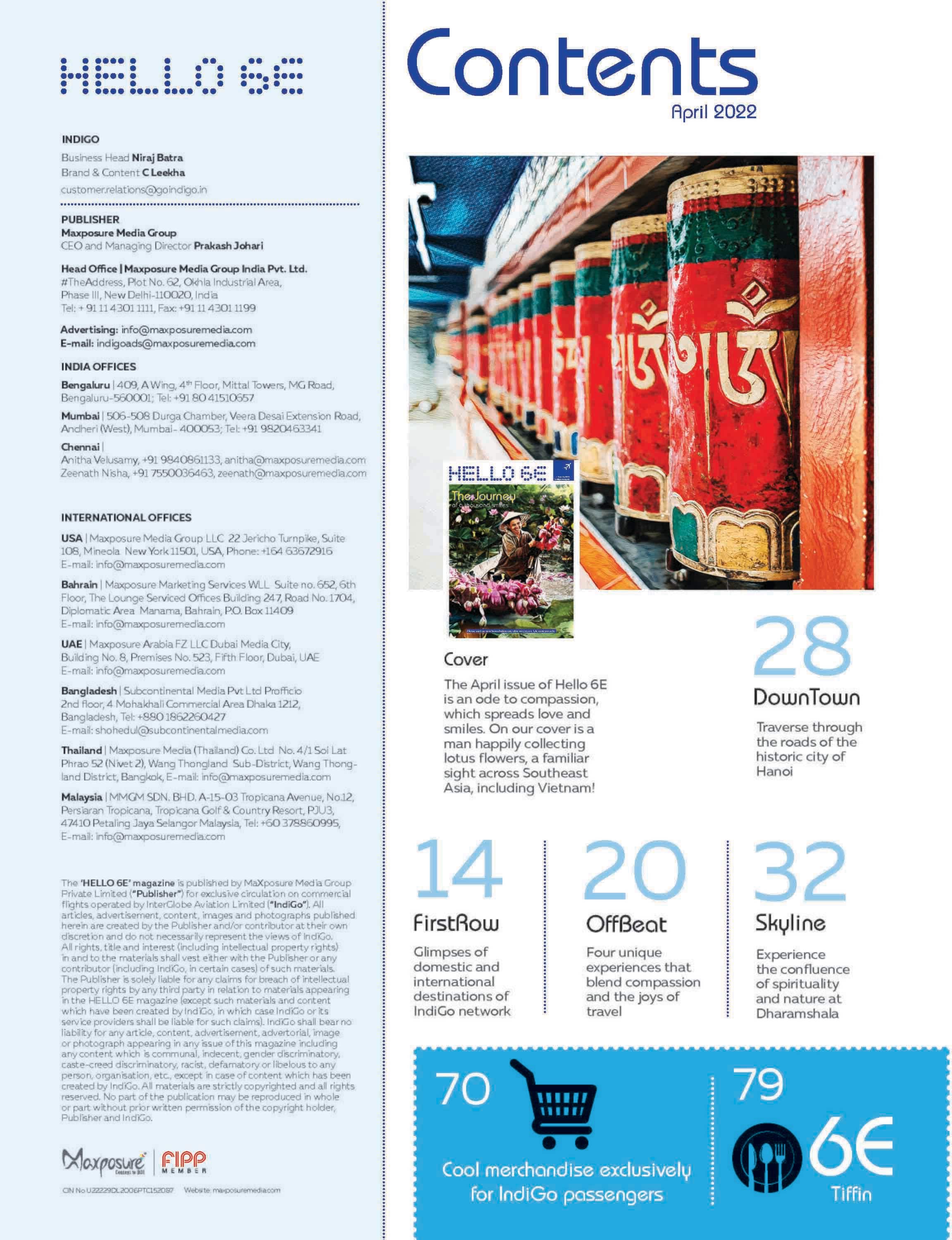 Hello 6E April 2022: The Journey of a thousand smiles