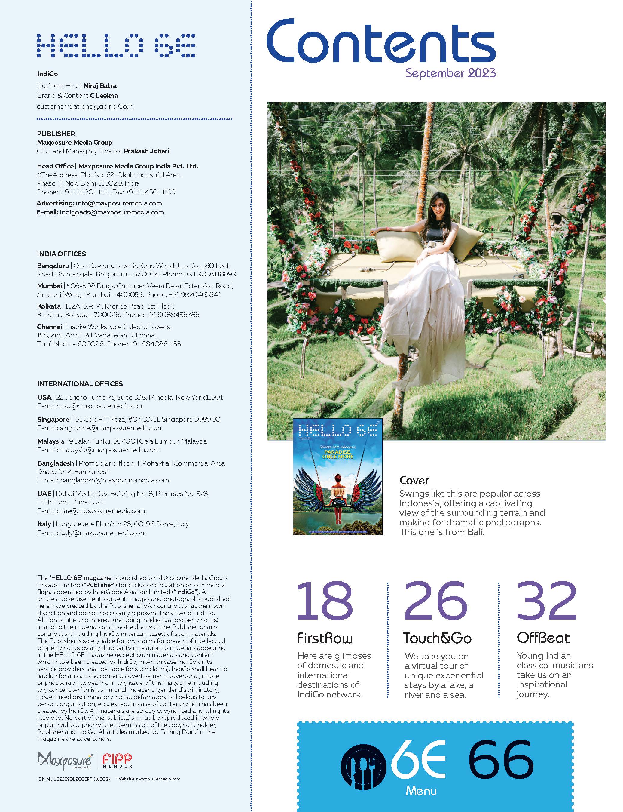 Hello 6E August 2023: Painting the sky IndiGo We turn 17 # ...