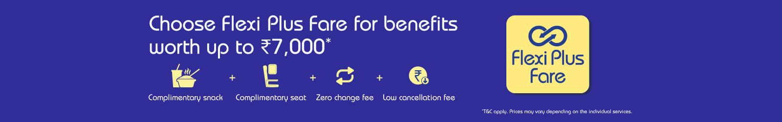 Flexi Fares: Modify flights booking at no extra charge - IndiGo