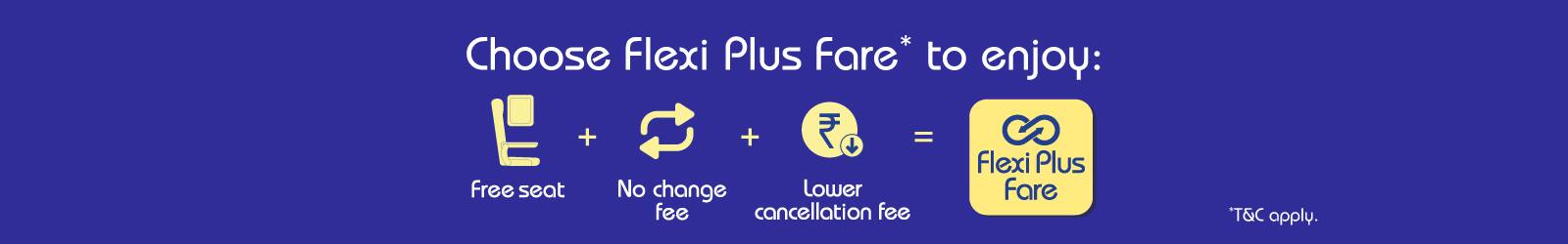 Flexi Fares: Modify flights booking at no extra charge - IndiGo
