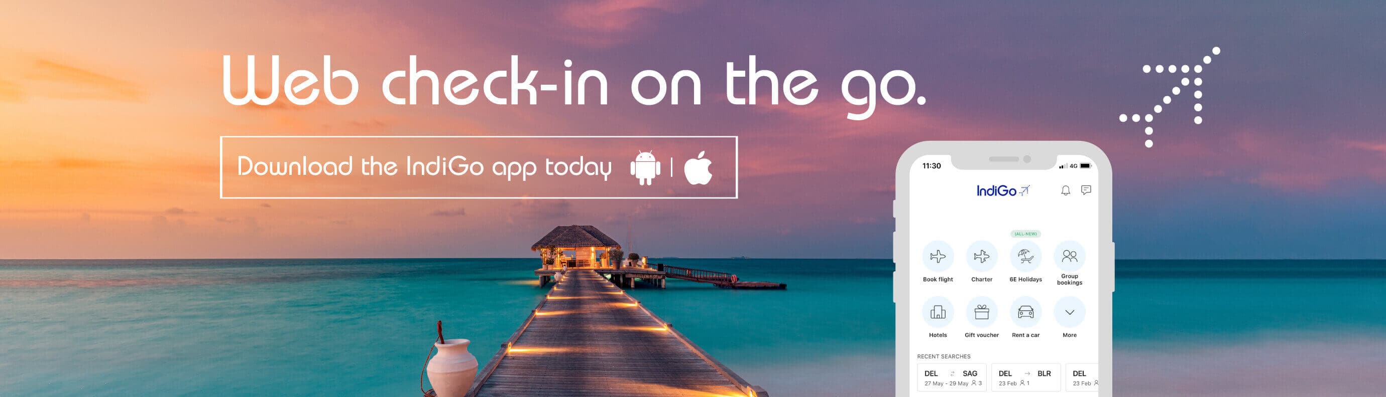 Web check-in with seat selection & boarding pass - IndiGo